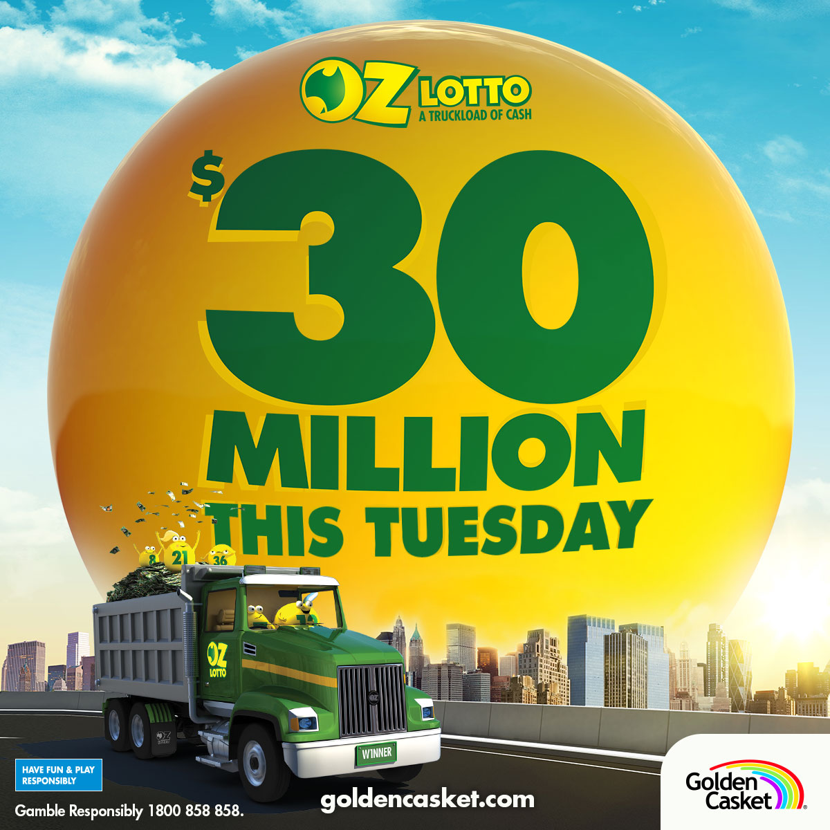  30 Million Oz Lotto Jackpot Draw 1087 